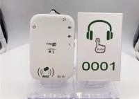 China Ear Hanging Receiver Transmitter Audio Guide Device 8 Languages for sale