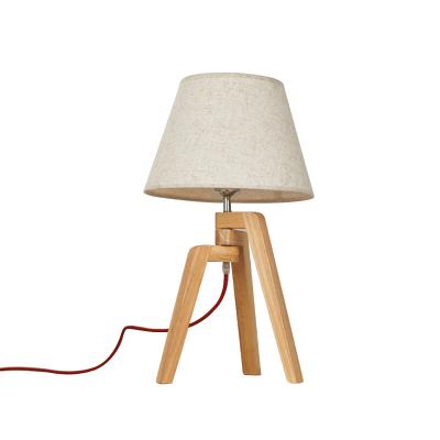 China Hot sale gold metal brass base black lamp cover hotel bed side decorated led glass tube luxury modern table lamp for sale