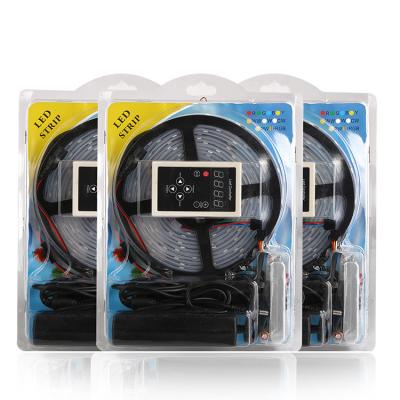 China DreamColor Music LED Strip Lights Waterproof RGB Rope Light with APP, 12V 5050 RGB Flexible Strip Lighting for home 5meter set for sale