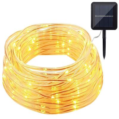China New 100 powered outdoor garden party christmas solar led light string,led solar string light for sale