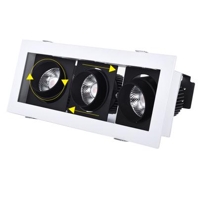 China 7w- 60w family series round smd anti glare recessed ceiling light 220V ceiling downlight led down light for project for sale