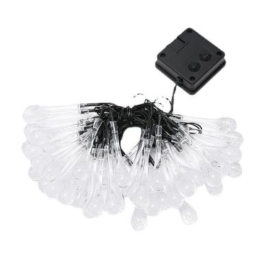 China Outdoor Indoor LED Water Drop Solar Fairy Lights for Garden, Patio, Yard, Home, Parties Multi Color for sale