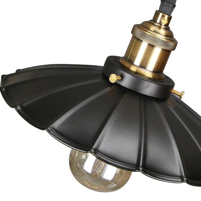 China E27 Vintage Industrial Retro Pendant Light Metal Cover Ceiling Light Home Decor Chandelier Light for sale