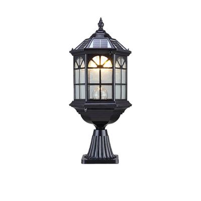 China Outdoor hight quality solar gate post pillar light 9W 12W 18W for sale