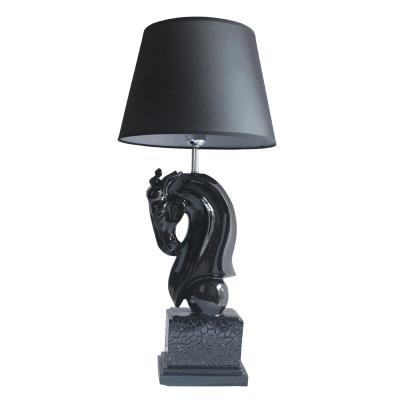 China Modern Fancy Cute Animal Horse head Resin Decor A Shop Children Table Lamp For Home For Hotel for sale