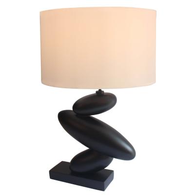 China Factory direct sale table lamp bedside  simple modern 3D table lamp creative resin living room light bedroom lamp for sale