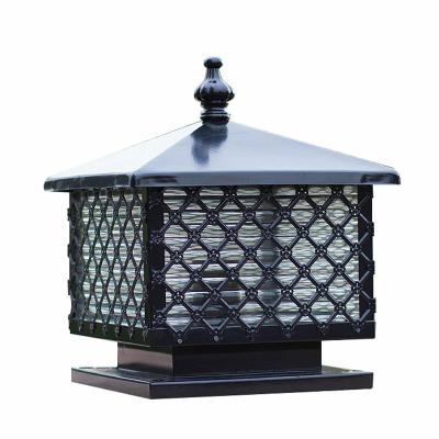 China Outdoor Waterproof Column Post Lights Vintage Garden Pillar Lamp for sale