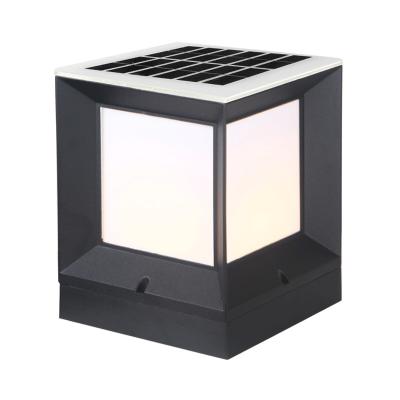 China Solar Sensor Waterproof Outdoor Fence Gate Pillar Light Post Cap Light Solar Garden Led Lights for sale