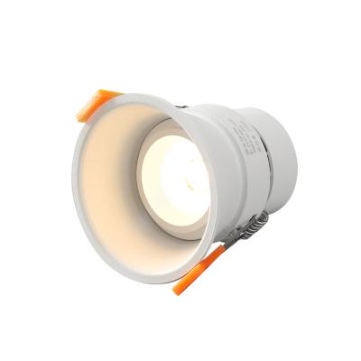 China High CRI 97 Ceiling lighting 84*H85mm Recessed Hotel Project IP64 7W 12W Round Cob Led Downlight for sale