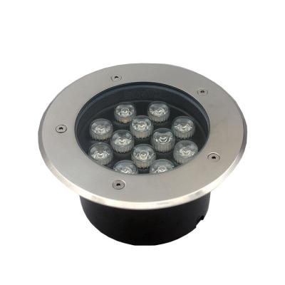 China 110-265v standard led step light with recessed surfaced mounted ground recessed lighting built-in 15w RGB-W ground light for sale