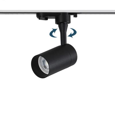 China commercial 12w 20w 30w museum cabinet gallery housing magnet zoom movable adjustable spotlight rail system led track light for sale