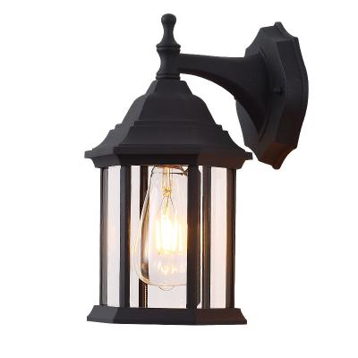 China Resort hotel decorative outdoor garden aluminium wall light lamp for fluorescent light for sale
