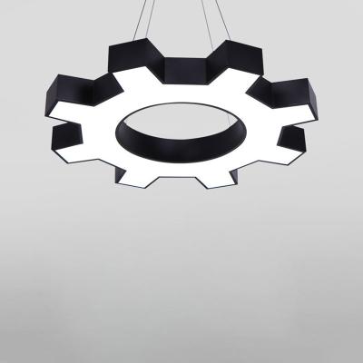 China Wholesale Modern Custom Office Hanging Luxury Big Ceiling Lighting Fixture LED Pendant Light 20W 25W Lamp Chandelier 36W 40W for sale