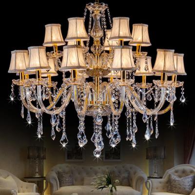 China Luxury post-modern chandeliers high quality hanging pendant light contemporary decorative crystal chandeliers pendant lights for sale
