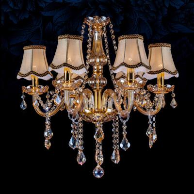 China Zhongshan Hot sale factory cheap price modern white glass crystal chandeliers pendant lighting fixtures for sale
