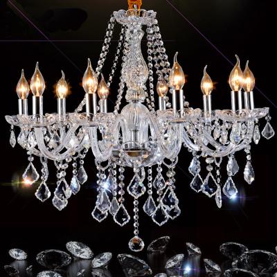 China 2020 ZHONGSHAN Wrought Iron Crystal Chandelier Modern Art Pendants light fixtures home decor for sale