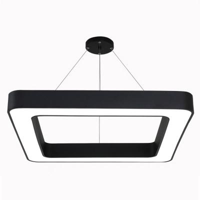 China New Special Metal pendant light Loft Decorative indoor lamp for livingroom and bedroom creative black Led Chandelier for sale