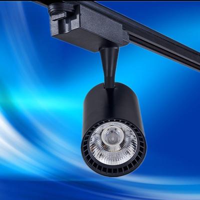 China Round Circle Track Accessory Light Connector 3-circuit Dali System Surface Mounted Lighting T Rail Spot Led Black for sale