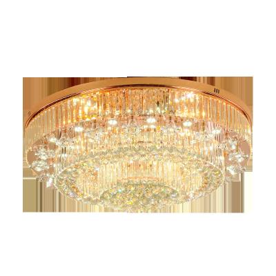 China Hot design Guzhen lighting big crystal ceiling lighting project lamp for modern hotel for sale