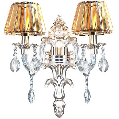 China High Quality Decorative Antique Brass Glass Wall Lamp for Home Hotel Decoration for sale