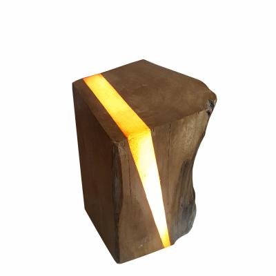 China Outdoor LED simulation stump light wood stump lamp lawn light garden lamp Park decoration landscape lamp outdoor waterproof for sale