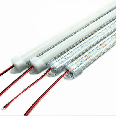 China 12v24v5630 super bright with 12V jewelry mobile phone counter light box lighting ceiling dark groove Led hard light strip for sale