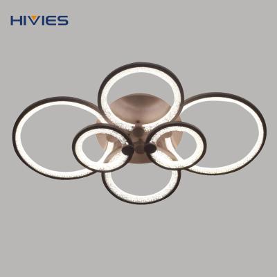 China large rectangle suspended house decoration fancy acrylic modern bedroom square led ceiling light for sale