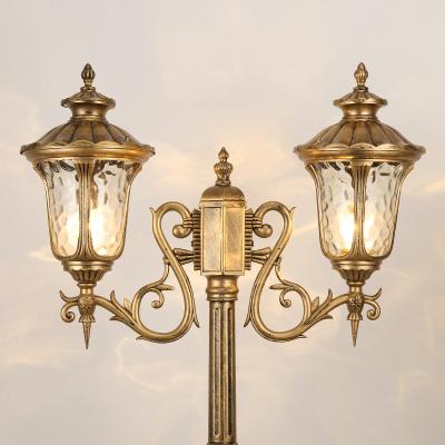 China HOT SALE Garden Light Black White TUV Aluminum yard pole E27 Garden Light for sale