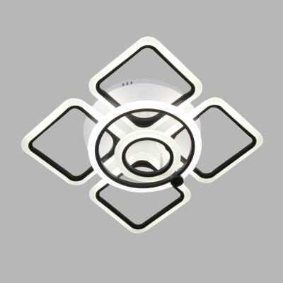 China Modern Living room Bedroom Ceiling Lamp Acrylic Heart Shape  Home Decor dimmable luxury led ceiling light for sale
