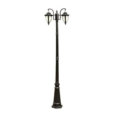China cheap stainless steel glass solar power garden light outdoor pathway lights led pole light for sale
