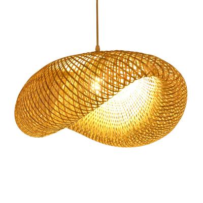 China Ceiling lights are made of rattan material, new, unique design made in Vietnam Bamboo ceiling lamp for decoration for sale