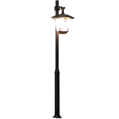 China Solar lawn lamp European led lighting outdoor landscape antique die casting modern lawn lamp manufacturer square for sale