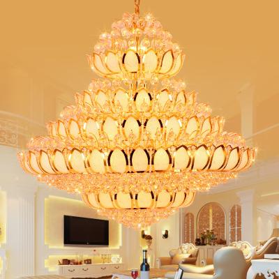 China Luxury post-modern chandeliers high quality hanging pendant light contemporary decorative crystal chandeliers pendant lights for sale