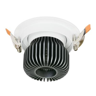 China 2020 Modern Indoor Lighting 9W Dimmable Recessed Led COB Downlight Round Adjustable Surface Mounted Ceiling Spotlight for sale