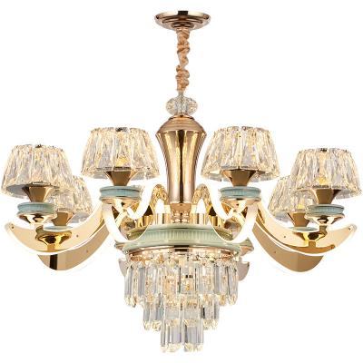 China Modern home wholesale new style custom hotel high quality luxury led crystal chandeliers lamp pendant light for sale