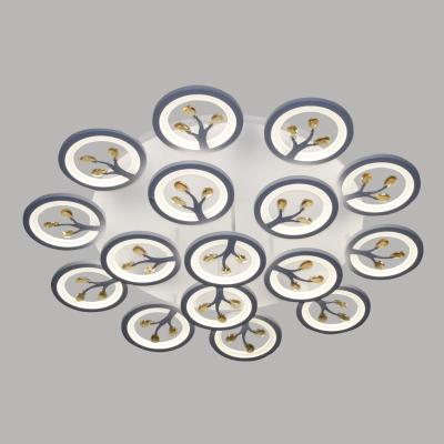 China Modern Flush Fixture Round Ceiling Mount Led Lighting For Dining Room Hallway Living Room Ceiling Lamp for sale