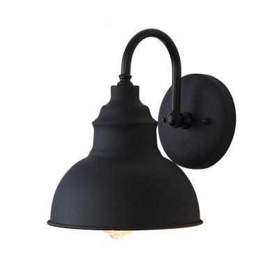 China Vintage Waterproof LED Wall Lamp Garden Wall Lamps decorative glass shade outdoor wall light for sale