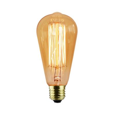 China Decor Creative vintage tungsten filament light edison bulb e27 b22 G80 G95 G125 incandescent retro table lamp for sale