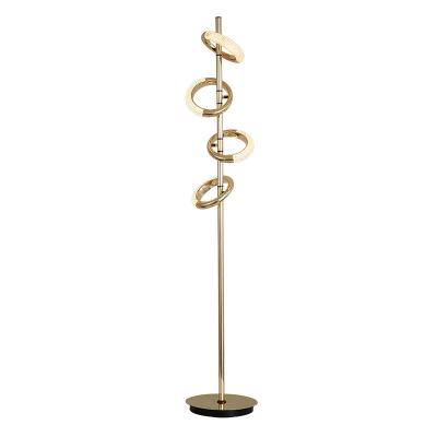 China Art Deco Modern Standing Lights Living Room Bedroom LED E27 Nordic Home Lighting Fixture Bedsides Floor Lamps Night Stand Light for sale