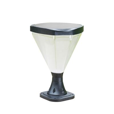 China Solar pillar light lamp outdoor super bright gate column lamp domestic outdoor villa garden waterproof LED  courtyard wall light for sale