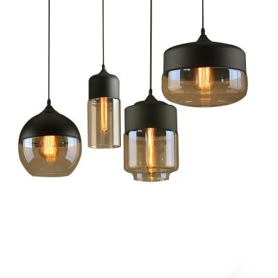 China Vintage Simple design restaurant Nordic industrial hanging lamp home decor indoor lighting modern minimalist pendant light for sale