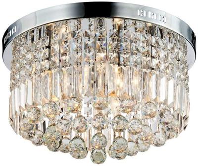 China Modern Table Top Chandelier Ceiling Design round Artistic Cristal Chandelier Wholesale ceiling lamp for sale