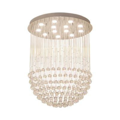 China pendant ball shape light modern crystal chandelier ceiling lamps for home luxury ceiling light for sale