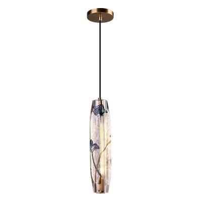 China Factory Supply Simple Crystal Dining Room Bedroom Pendant Lighting Lamp Chandelier for sale