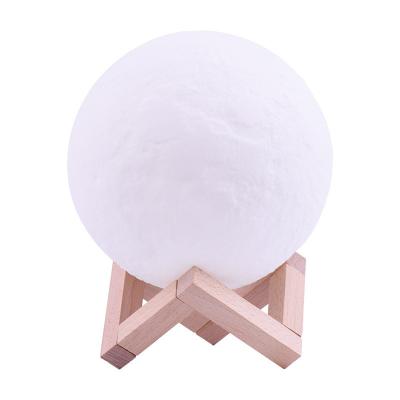China Wholesale multicolor home decoration customised  touch mood lights moon lamp small 3d led night light table lamps for kids for sale