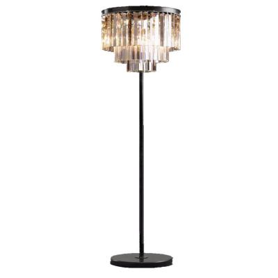 China American style retro minimalist vintage stand lamp decorative crystal floor lamps for living room floor lamps for sale