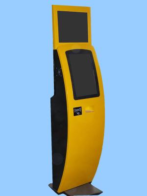 China Kleinmultimedia Kisok mit Doppelschirm, Rfid-Leser, Metall verschlüsselten Pinpad für die Etikettierung/Karten-Drucken zu verkaufen