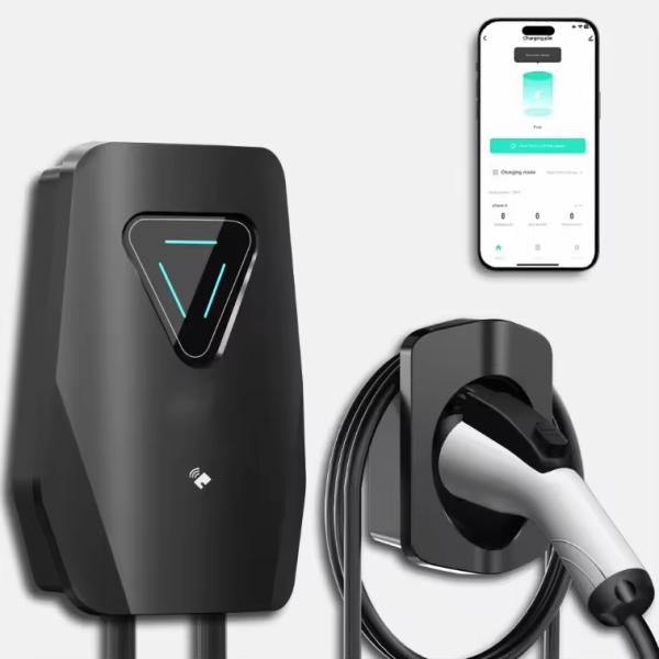Quality Smart 7.2 kw 32A 220V AC EV Ac Fast Charger Wallbox GBT Type2 Type1 Plug And Play for sale