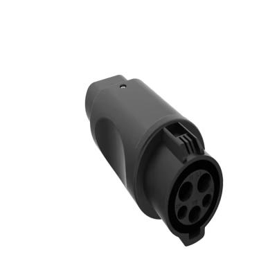 China 240V 7.7kW Electric Car Charger Plug J1772 To GBT AC Adapter For Tesla for sale