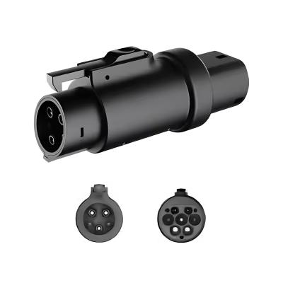 China 250V 32A Type 2 To J1772 Adapter AC Portable Charger For Fast chargepoint for sale